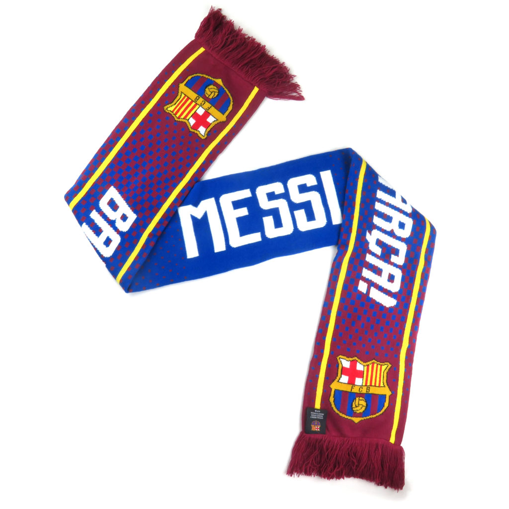 BARCELONA – MESSI FADE WOVEN SCARF – Footy Depot